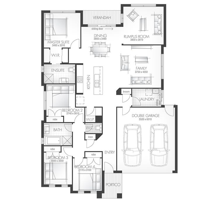 Mantra Home Design & House Plan by Metricon Homes QLD Pty Ltd